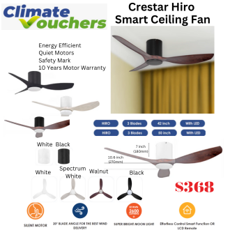 CEILING FAN HIRO - GETS SEA - Light