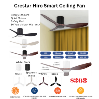 CEILING FAN HIRO - GETS SEA - Light